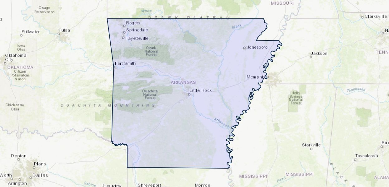 Geologic map of Arkansas | U.S. Geological Survey