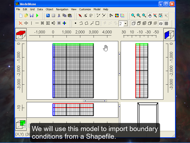 ModelMuse: Import Data | U.S. Geological Survey