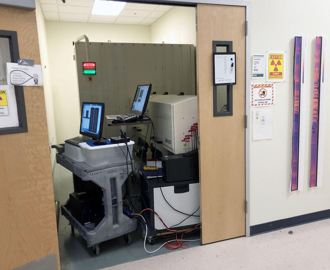 Sediment core X-ray CT lab in Santa Cruz | U.S. Geological Survey