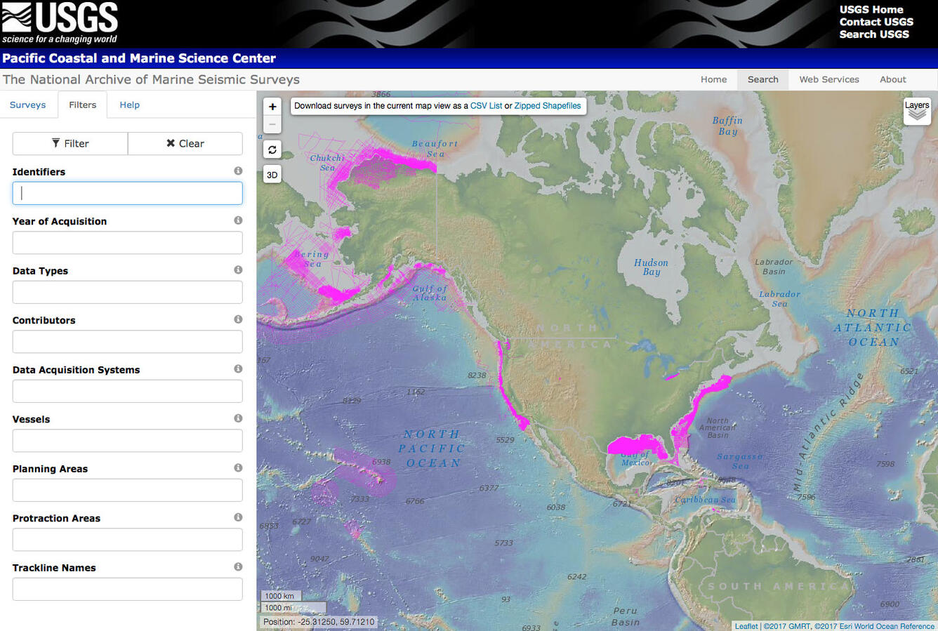 NAMSS map | U.S. Geological Survey