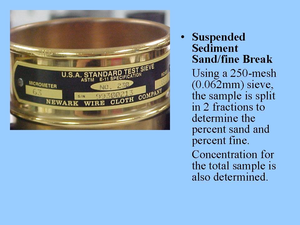 sand sieve analysis test