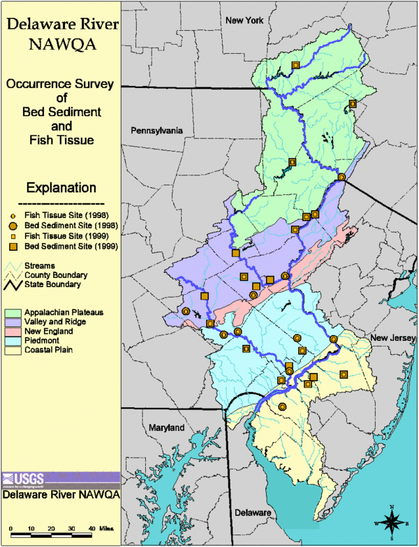 Delaware River Basin (DelR) NAWQA Study Unit | U.S. Geological Survey