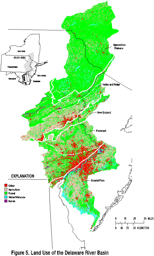 Delaware River Basin Study Unit Description | U.S. Geological Survey