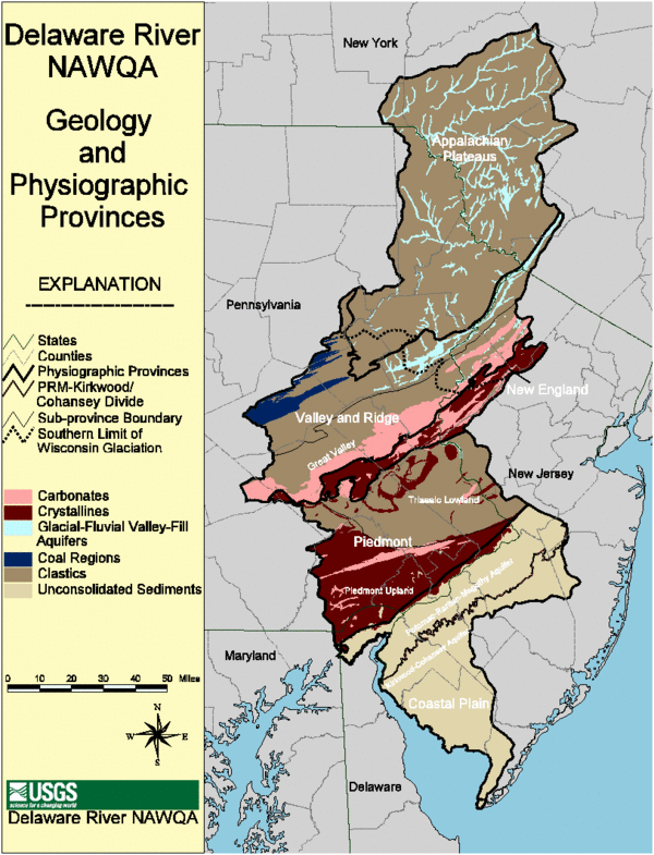 Delaware River Basin Study Unit Description | U.S. Geological Survey