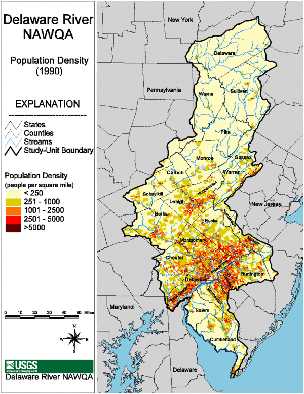 Delaware River Basin Study Unit Description | U.S. Geological Survey