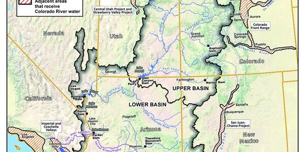 U.S. Bureau of Reclamation Map of the Colorado River Basin | U.S ...