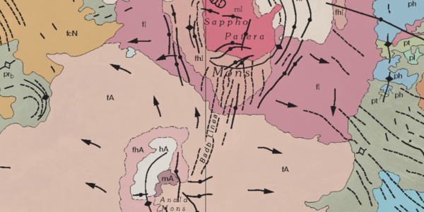 INSET: USGS IMAP 2637: Geologic map of the Sappho Patera Quadrangle (V ...