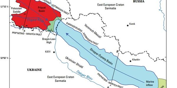 donets river basin