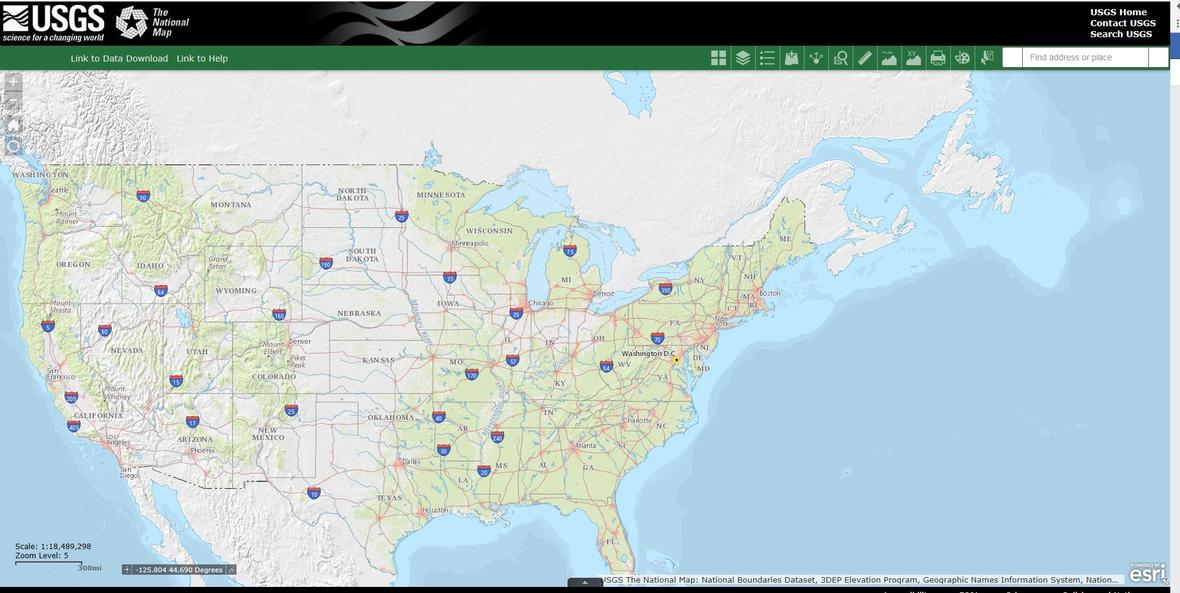 National Map Advanced Viewer | U.S. Geological Survey