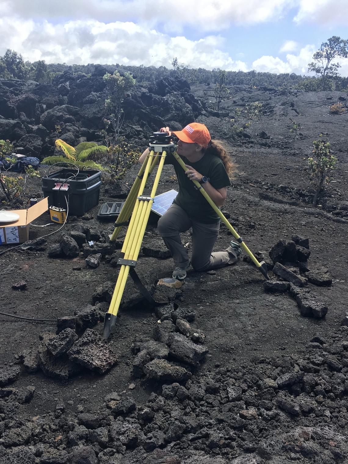 Geophysicist Sarah Conway, USGS HVO geophysicist | U.S. Geological Survey