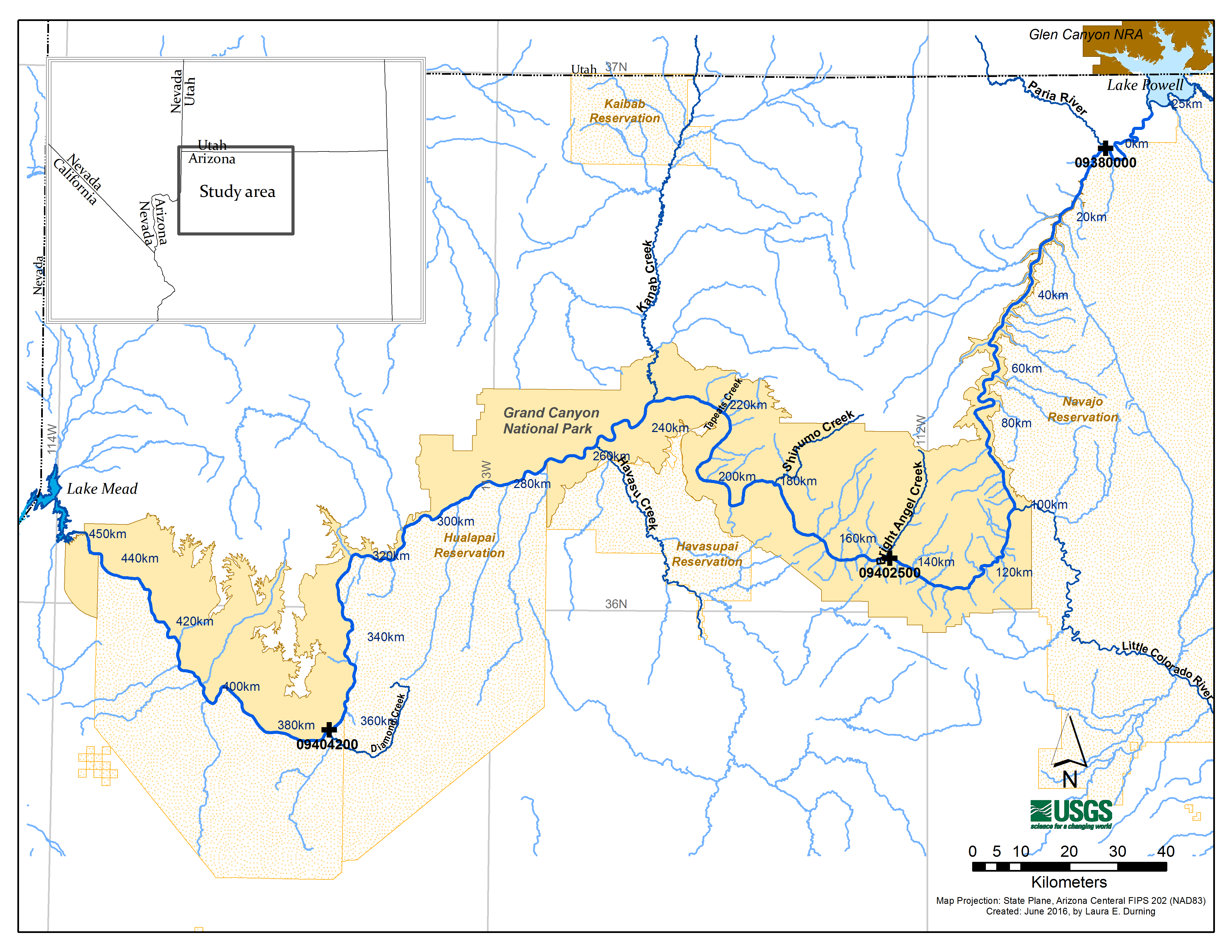 Colorado State Map With Rivers