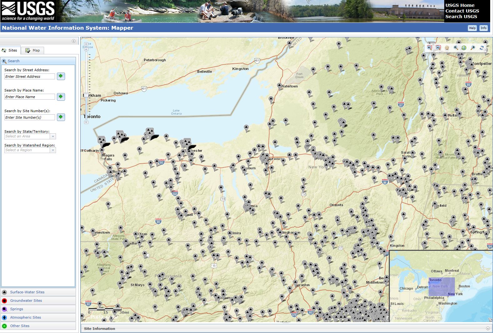 National Water Information System: Mapper | U.S. Geological Survey