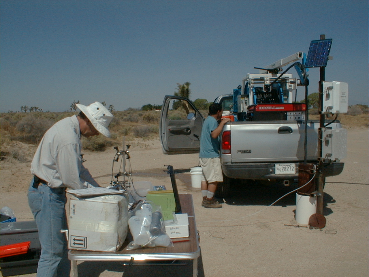 Usgs Scientists Collecting And Processing Groundwater Samples Us Geological Survey